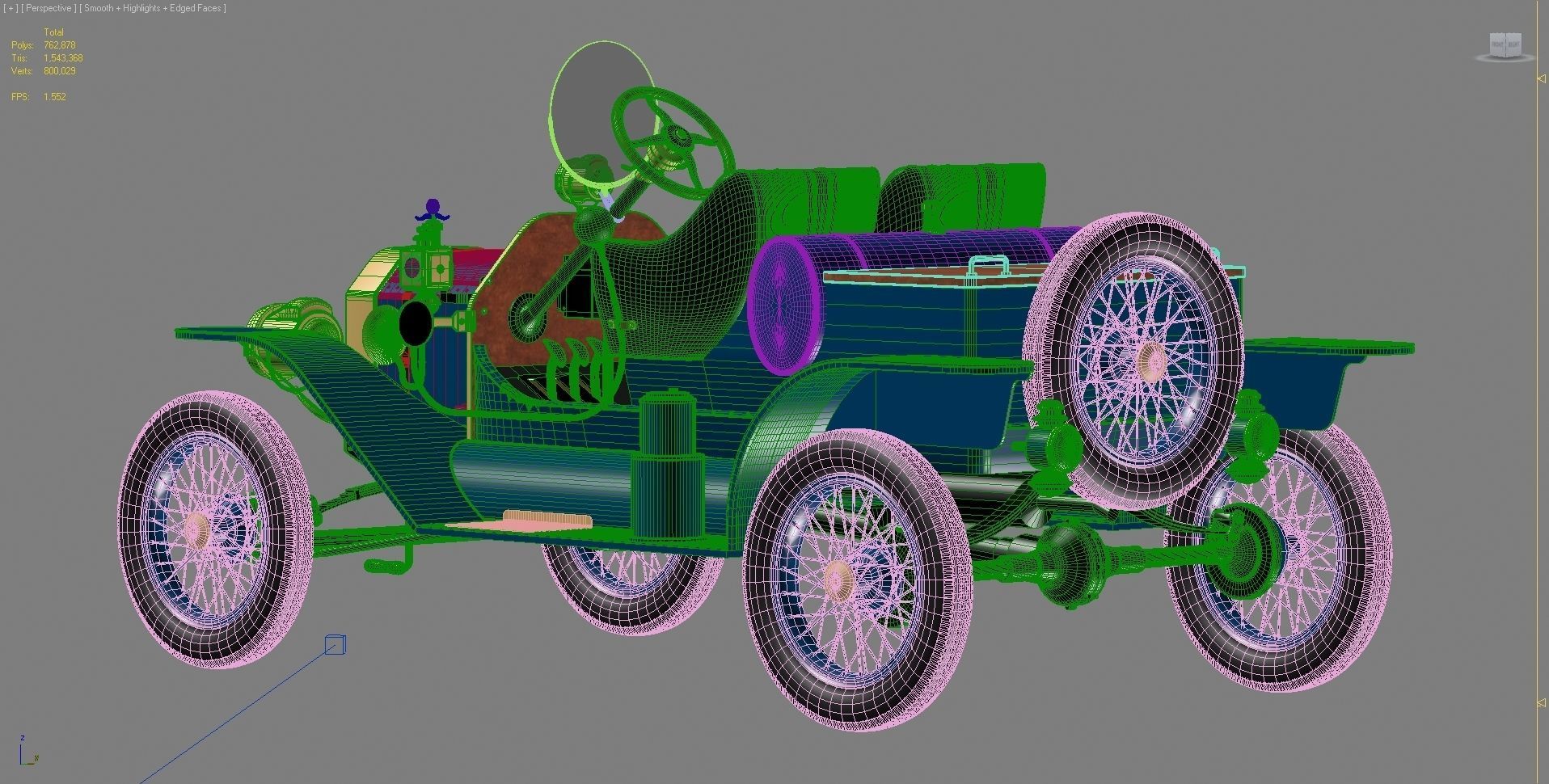 Ford Model T Speedster 1915 3D model | CGTrader