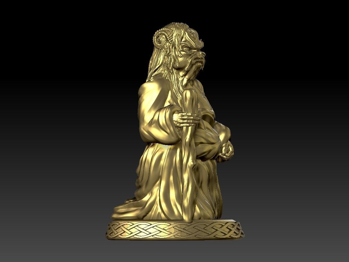 Dark Crystal - Aughra 3D model 3D printable | CGTrader