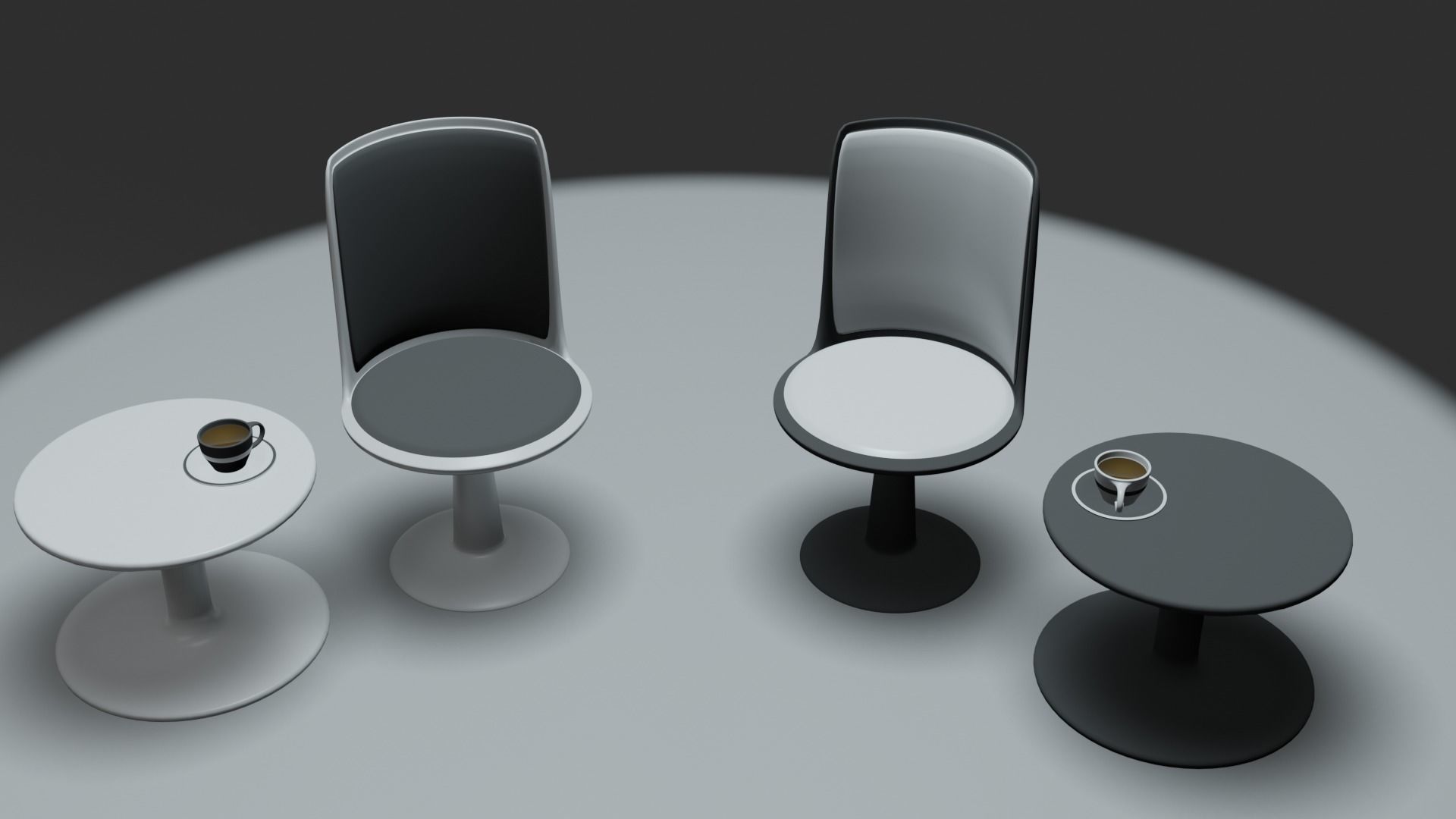 Cylinder chair free 3D model | CGTrader