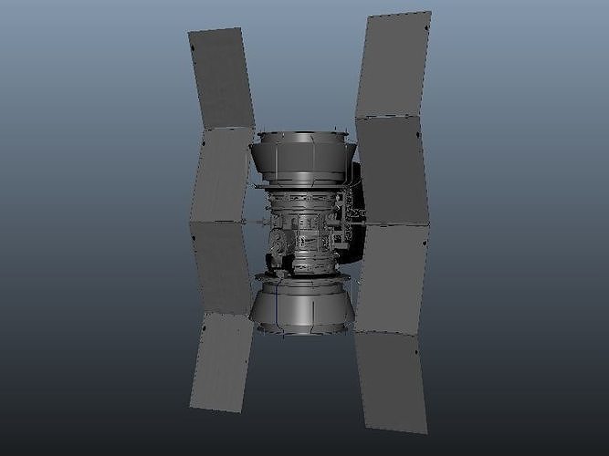 Satellite spacecraft 3D model | CGTrader