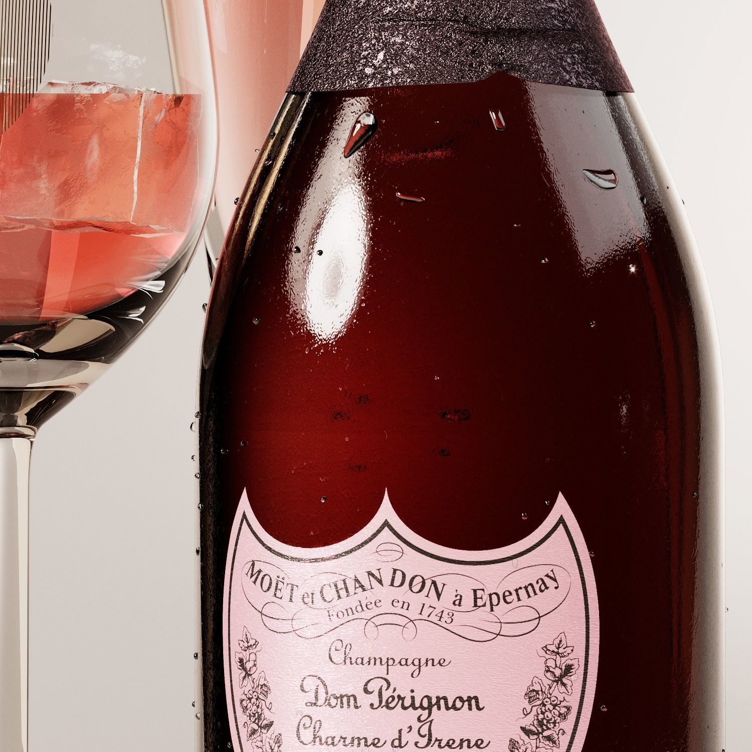 Dom Perignon Set 3D model | CGTrader