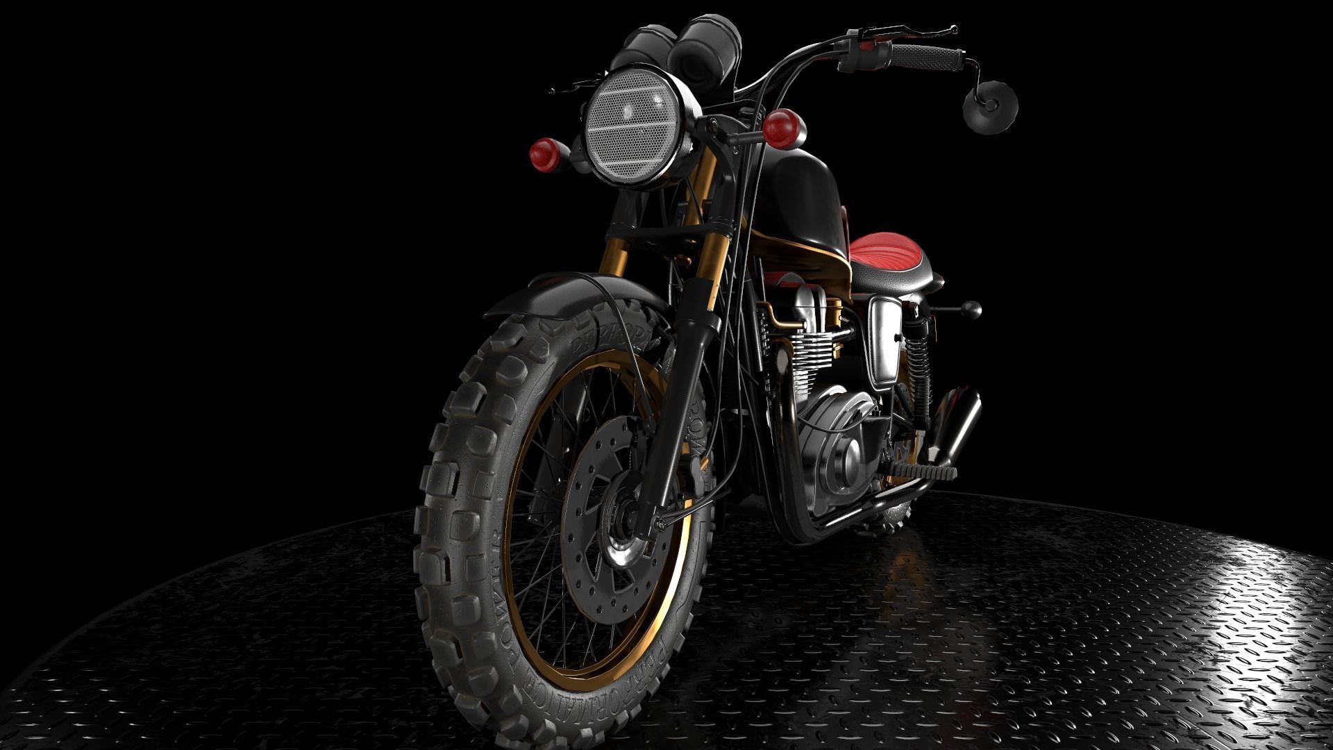 3D model Cafe Racer VR / AR / low-poly | CGTrader