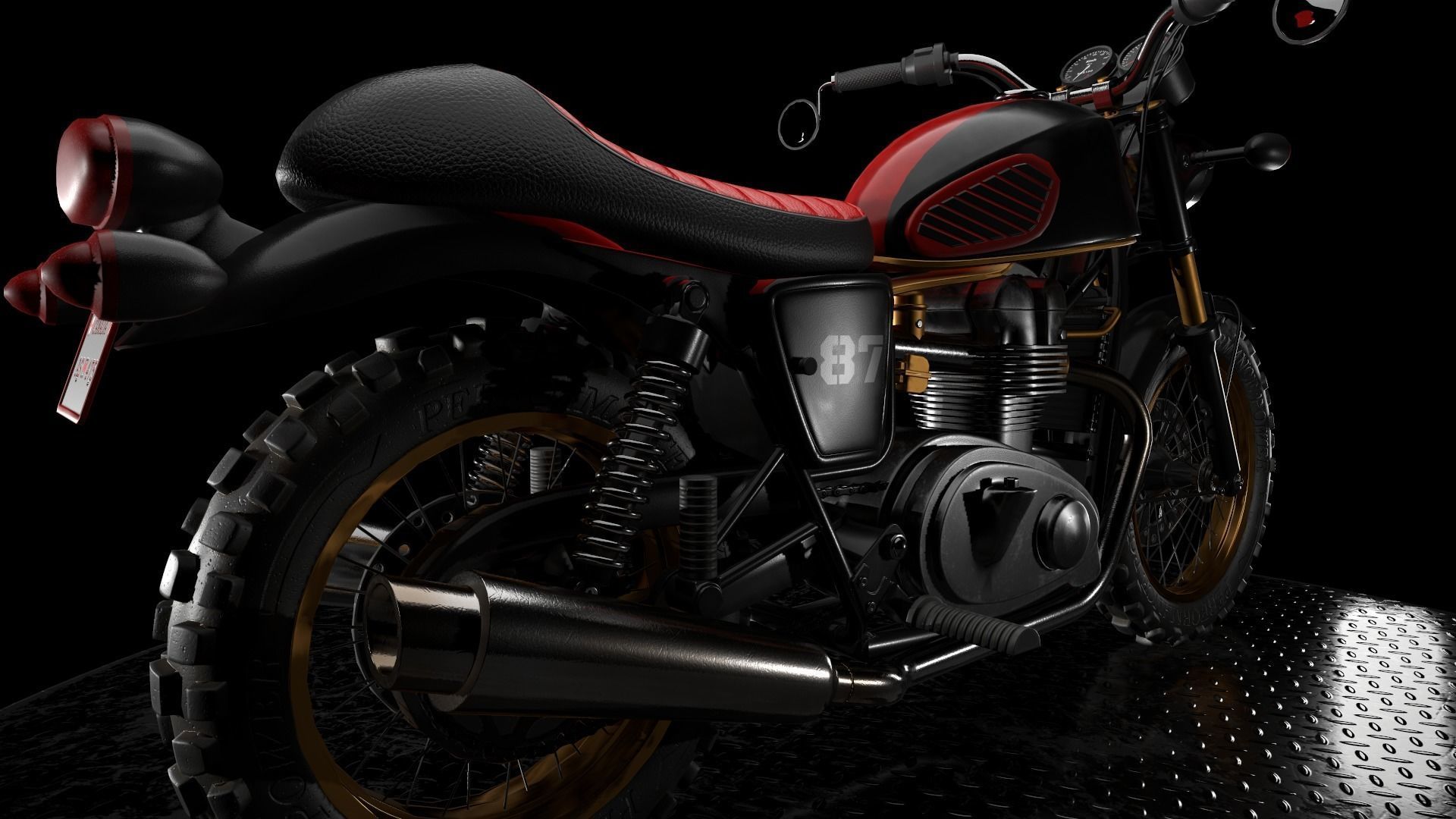 3D model Cafe Racer VR / AR / low-poly | CGTrader