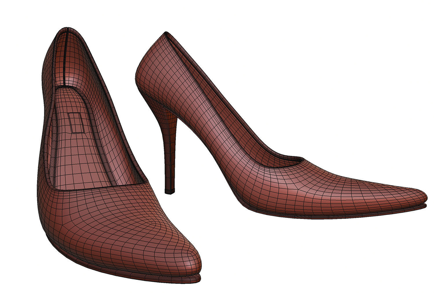 Woman high-heel shoes 3D model | CGTrader