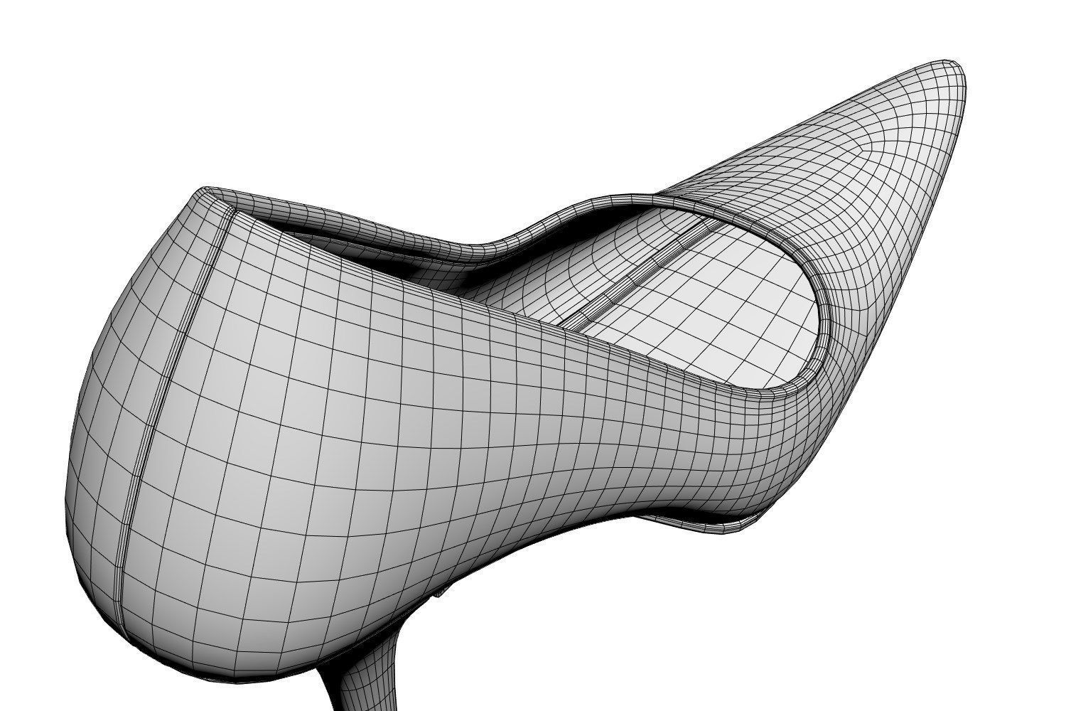 Woman high-heel shoes 3D model | CGTrader