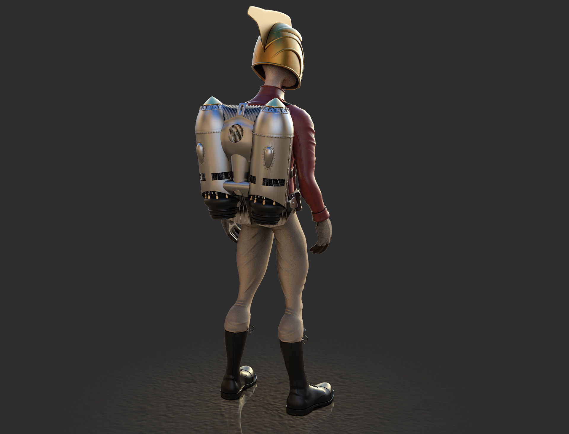 Rocketeer 3D model | CGTrader