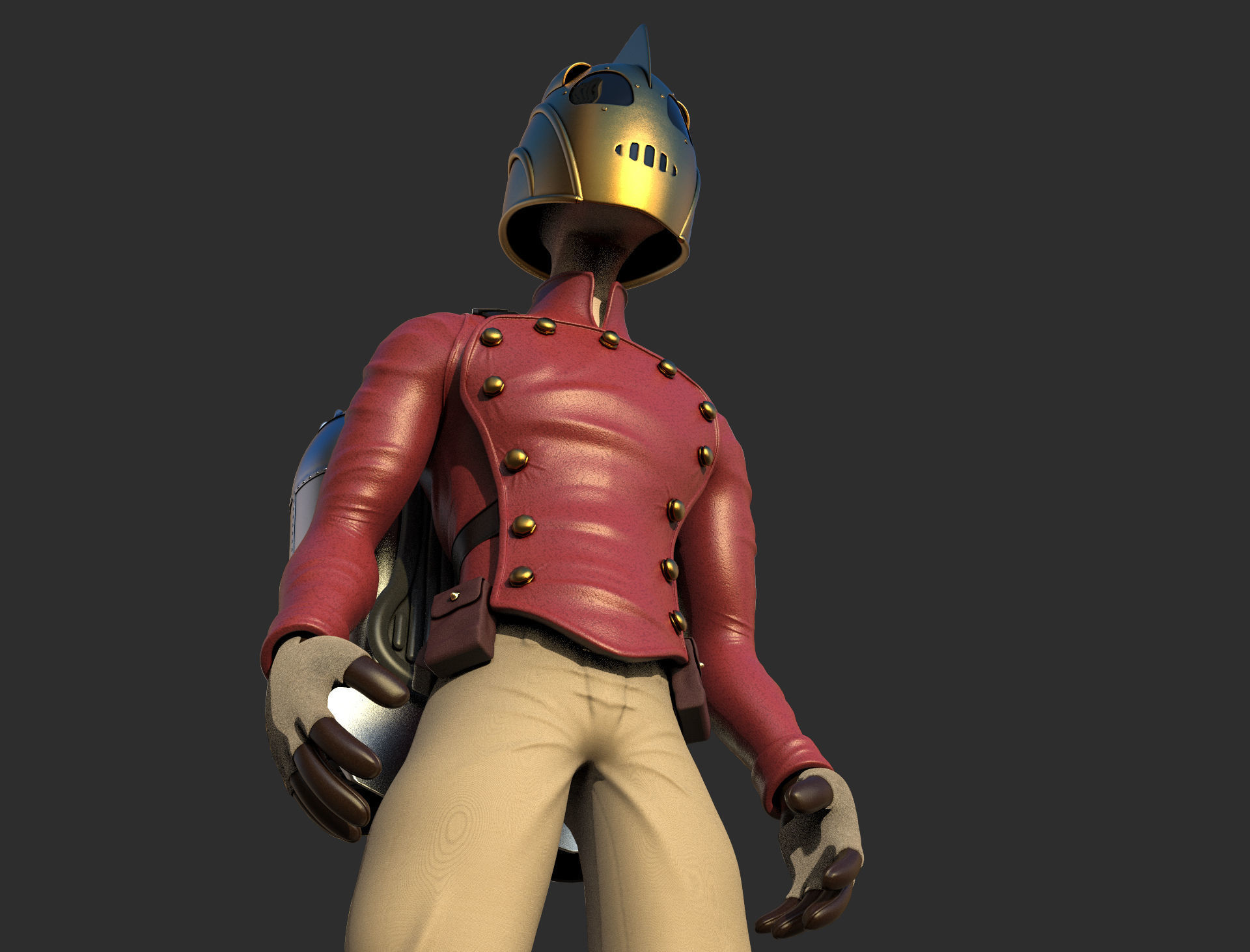 Rocketeer 3D model | CGTrader