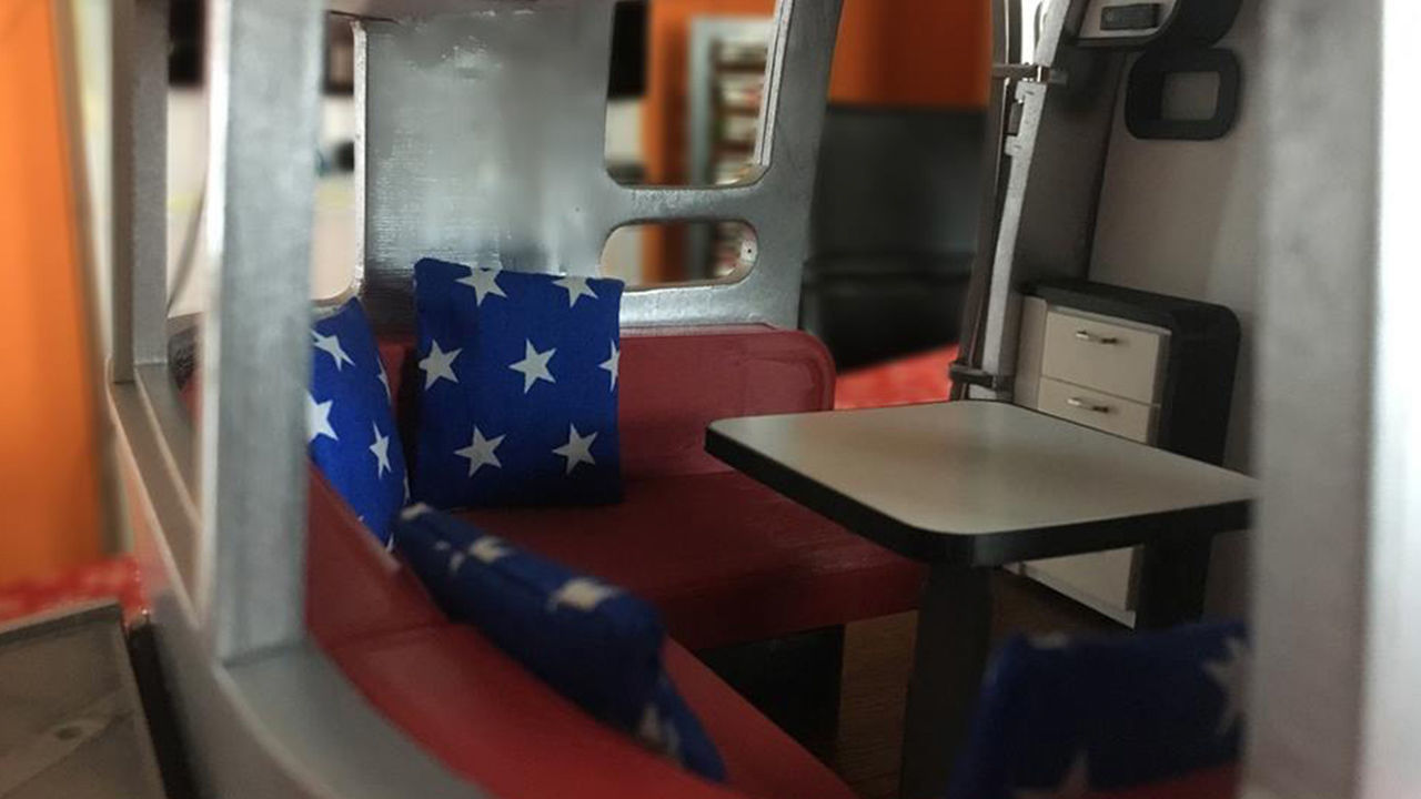 Airstream Trailer Scale 1-18 3D model 3D printable | CGTrader