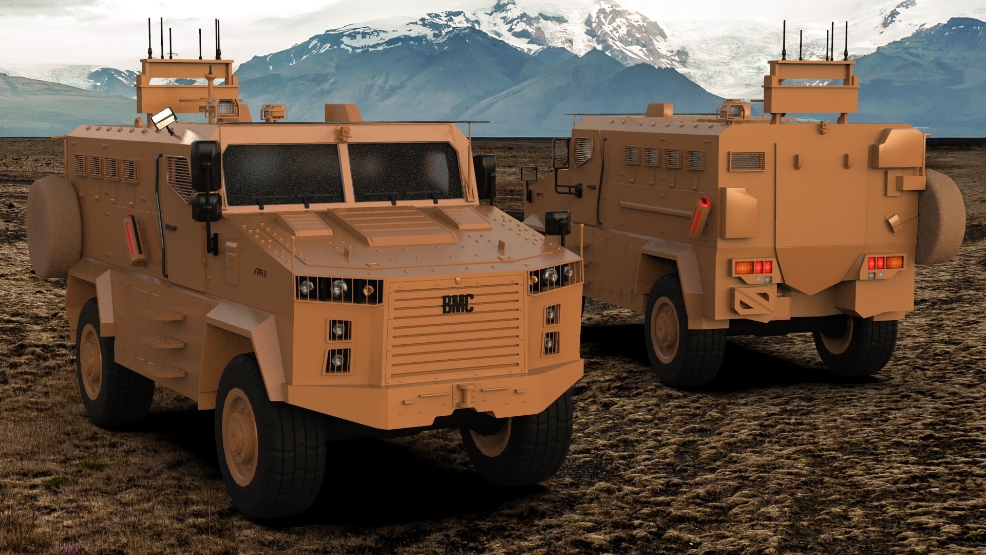 3D model BMC Kirpi 2 VR / AR / low-poly | CGTrader