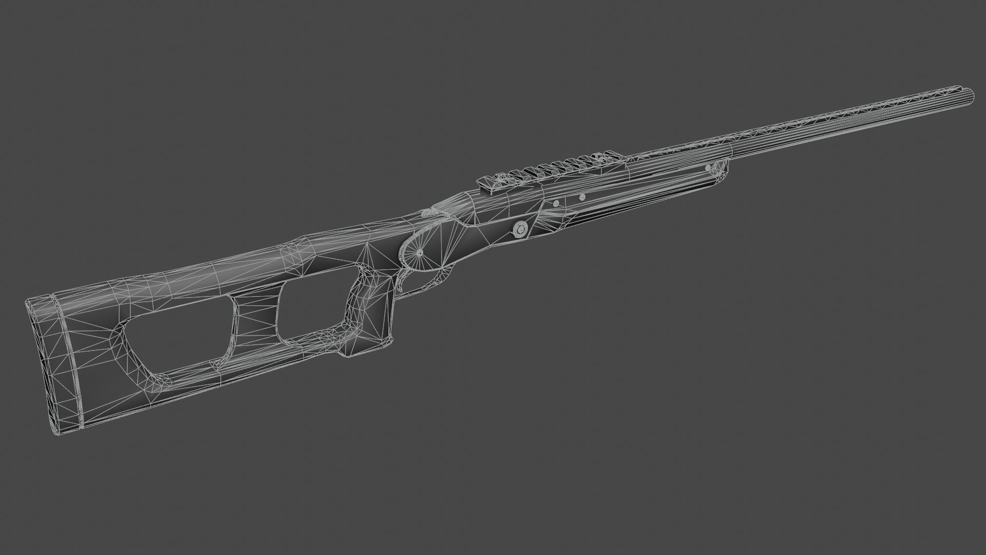 3D model 700 Nitro Express Hunting Gun VR / AR / low-poly | CGTrader