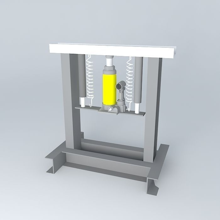 Press machine free 3D Model MAX OBJ 3DS FBX STL SKP - CGTrader.com