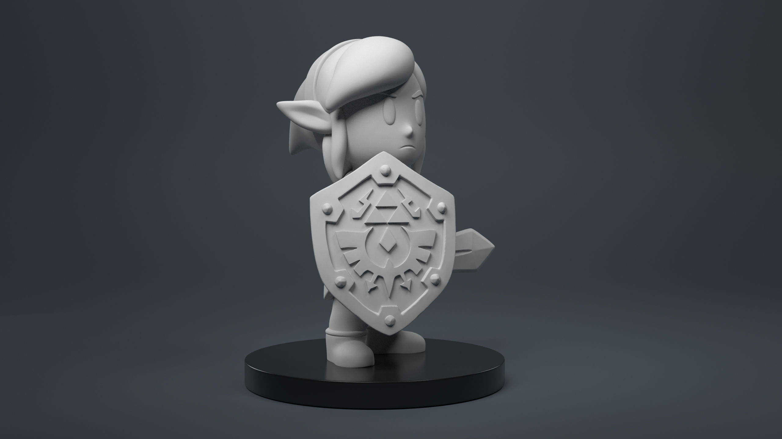 The Legend Of Zelda - Link Firgure 3D model 3D printable | CGTrader
