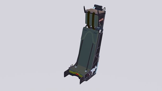 Ejection Seat Model Basic 3D model | CGTrader