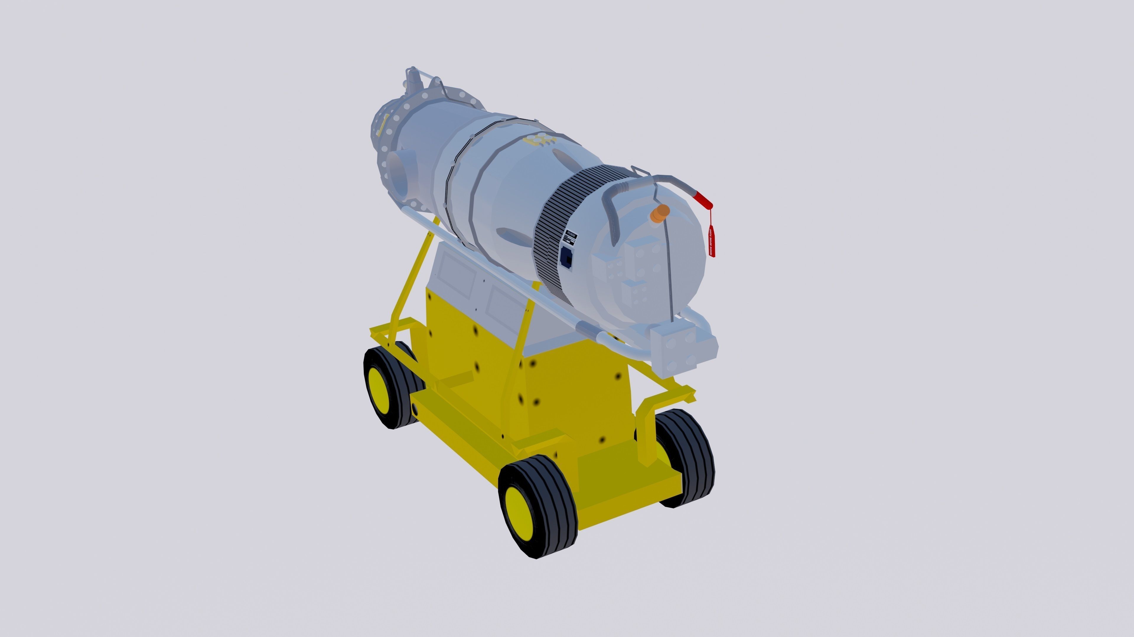 Turboprop Aircraft Engine Canada PT6 3D model | CGTrader