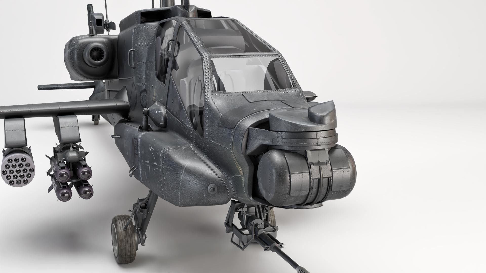 AH-64 Apache Helicopter 3D model | CGTrader