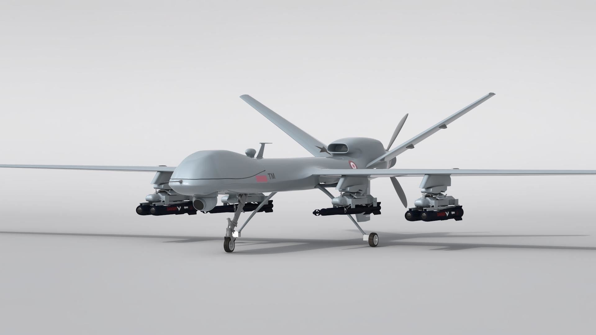 Military Aircraft Drone 3D 3D model | CGTrader