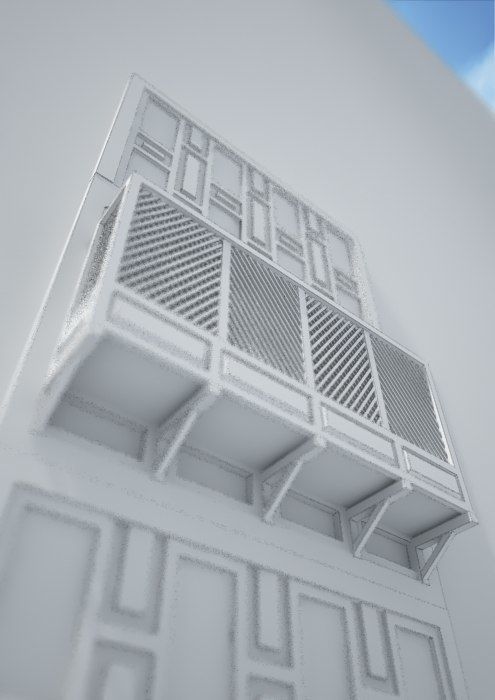 Arabic Window Mashrabiya 3D model | CGTrader