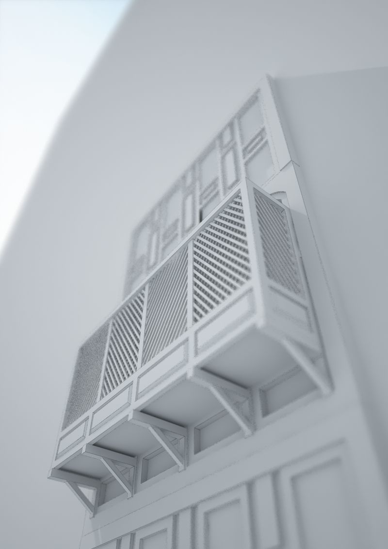 Arabic Window Mashrabiya 3D model | CGTrader