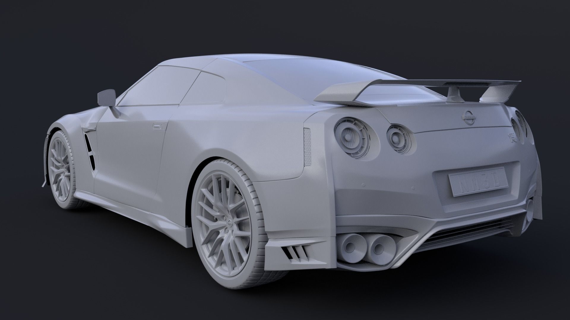 Nissan GTR R35 3D model | CGTrader