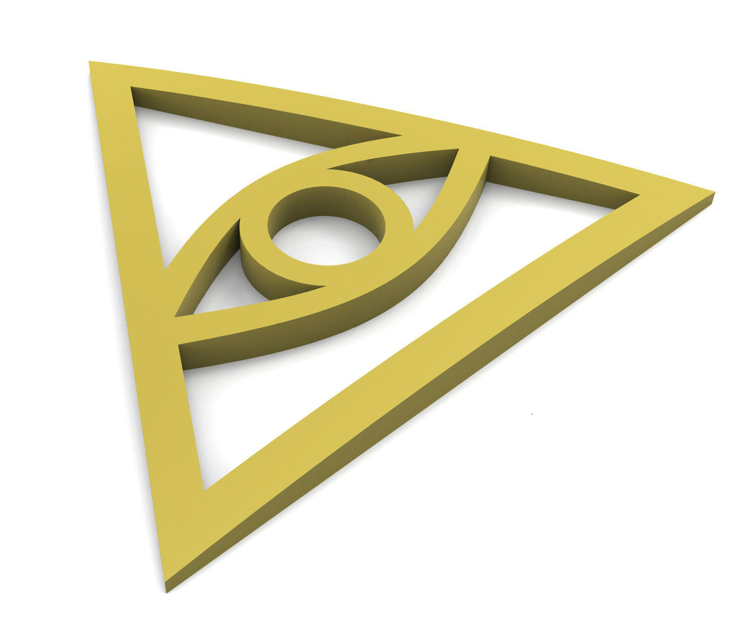 Illuminati sign free 3D model 3D printable | CGTrader