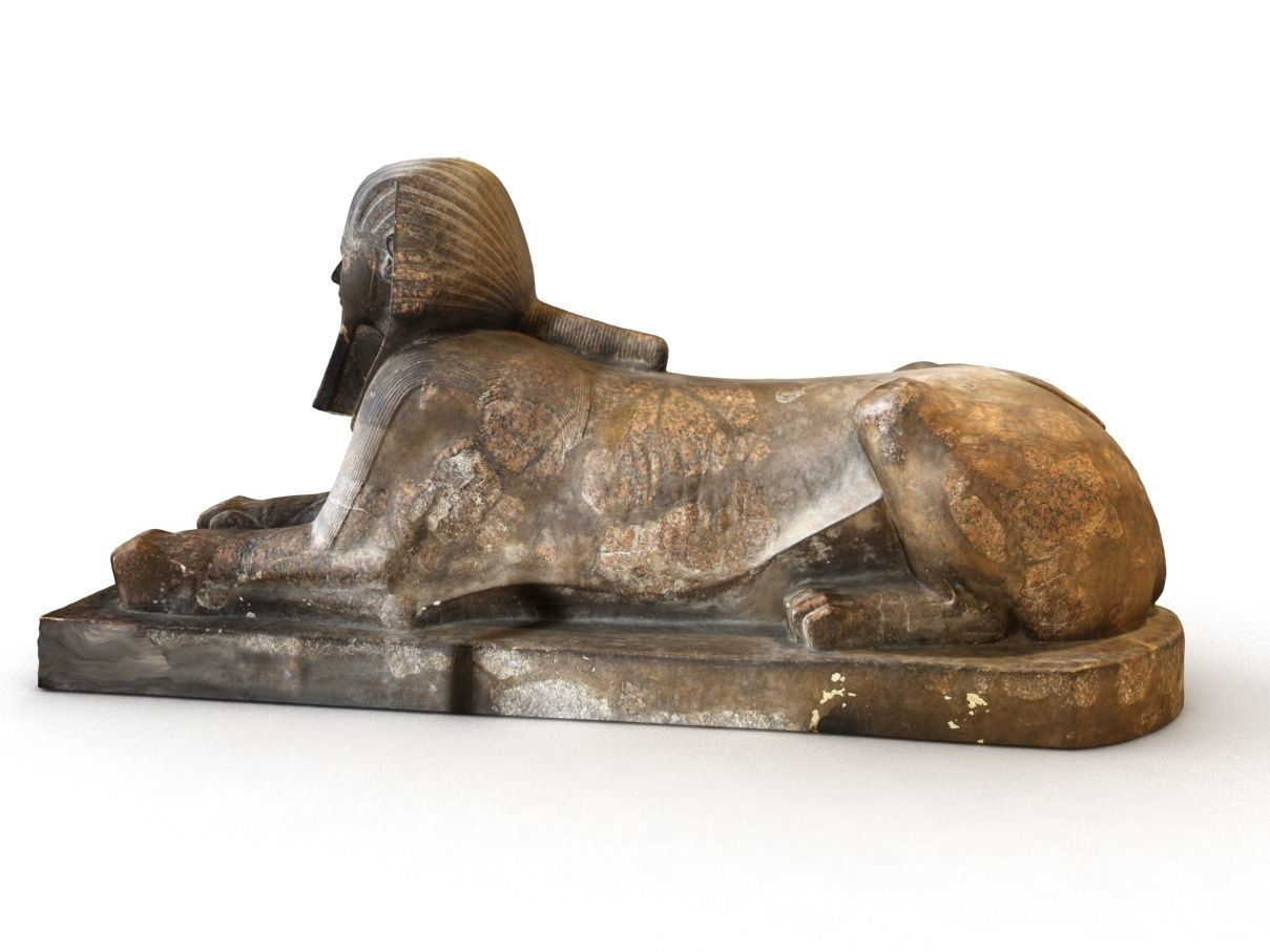Sphinx of Hatshepsut statue 3D model | CGTrader