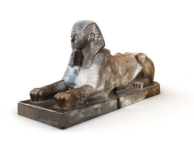 Sphinx of Hatshepsut statue 3D model | CGTrader