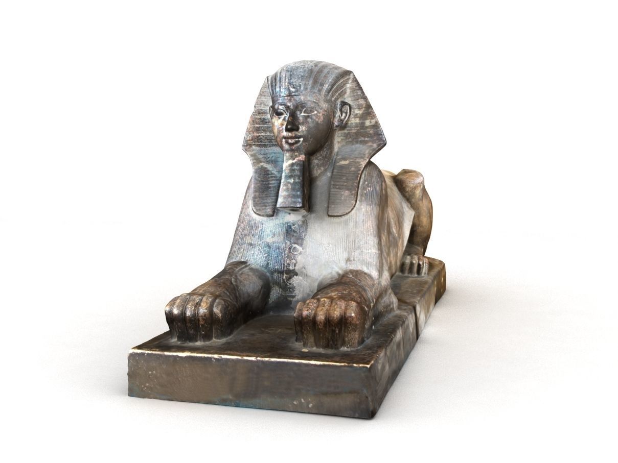 Sphinx of Hatshepsut statue 3D model | CGTrader