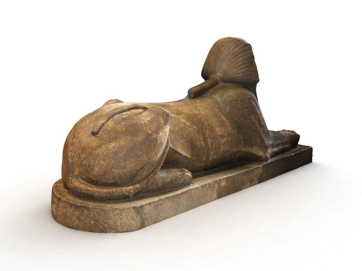 Sphinx of Hatshepsut statue 3D model | CGTrader
