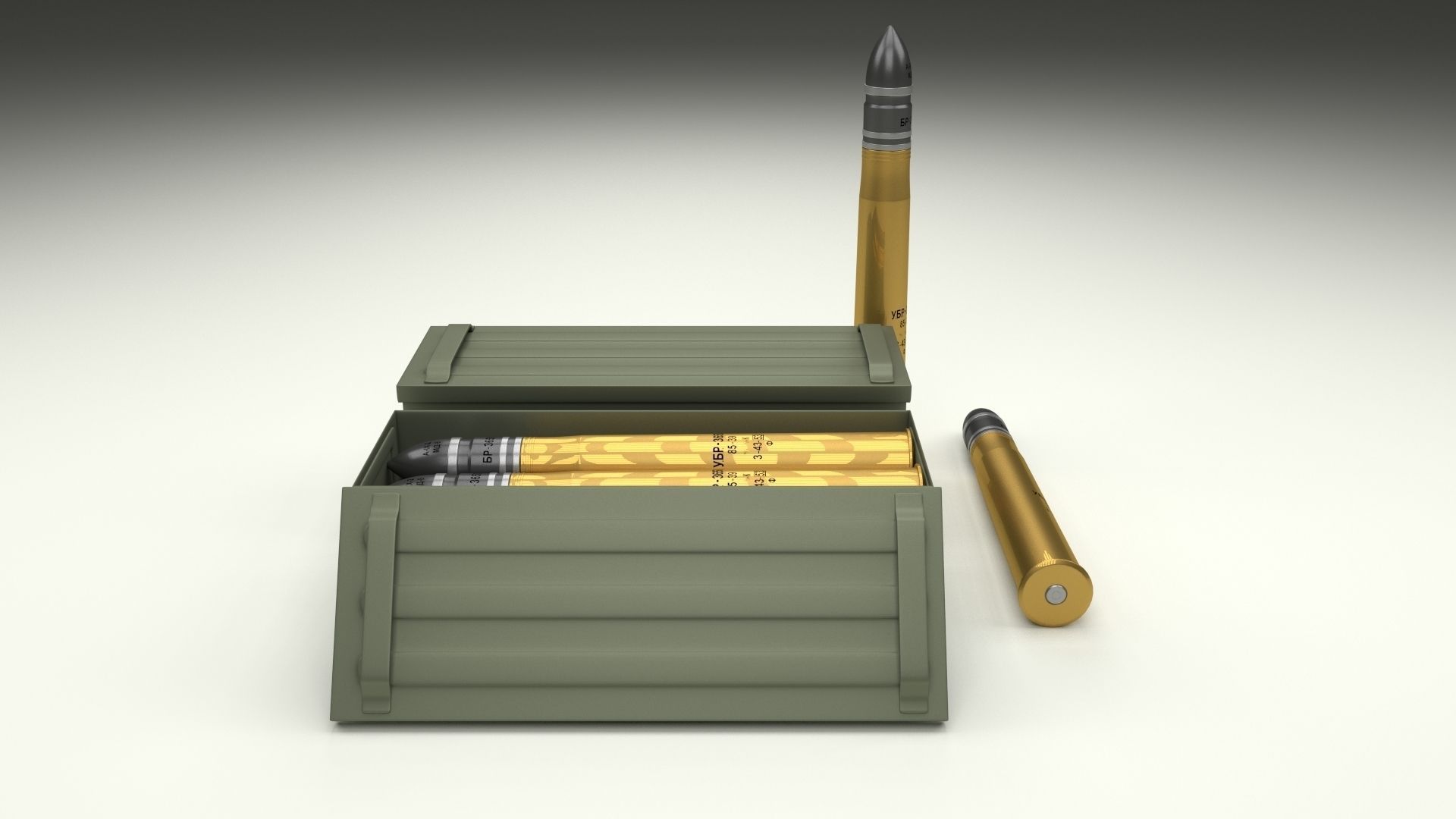 Soviet 85mm Shell 3D model | CGTrader