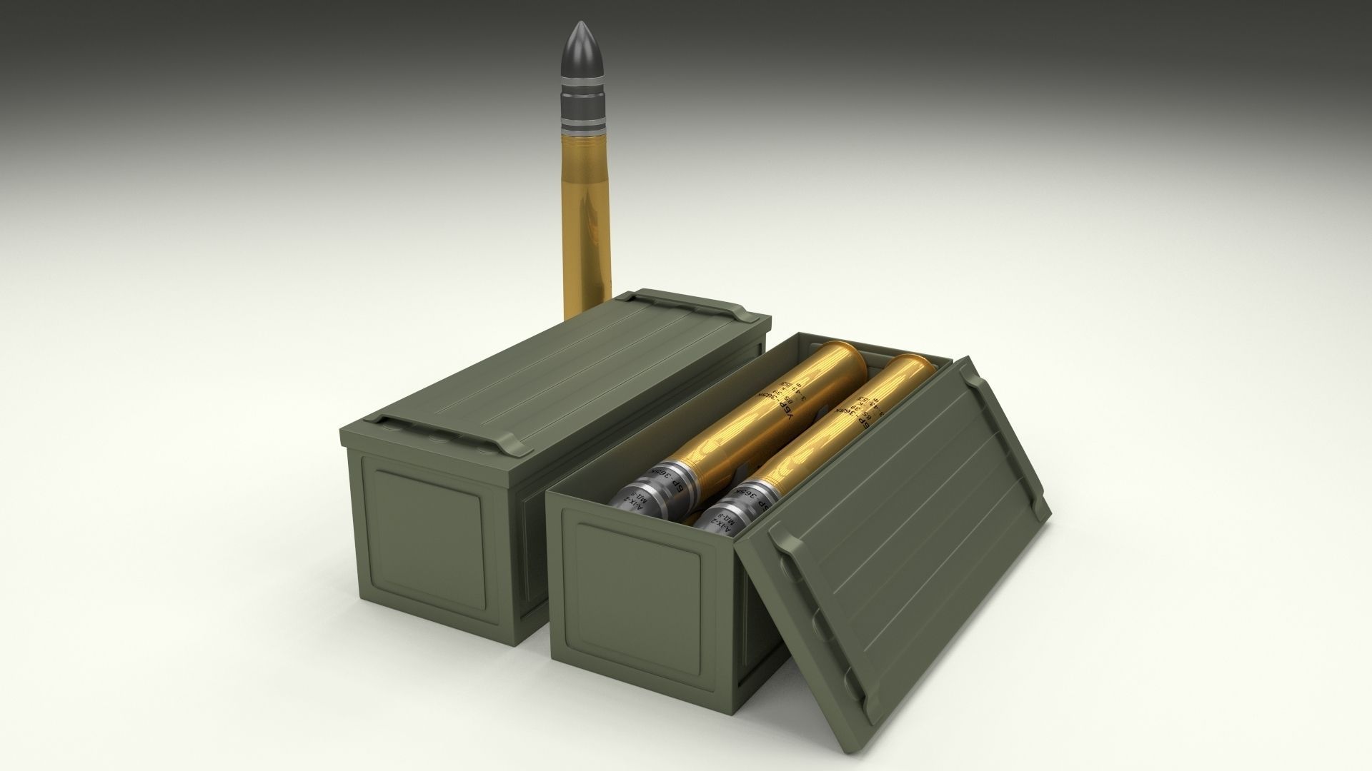 Soviet 85mm Shell 3D Model OBJ FBX STL BLEND DAE MTL | CGTrader.com