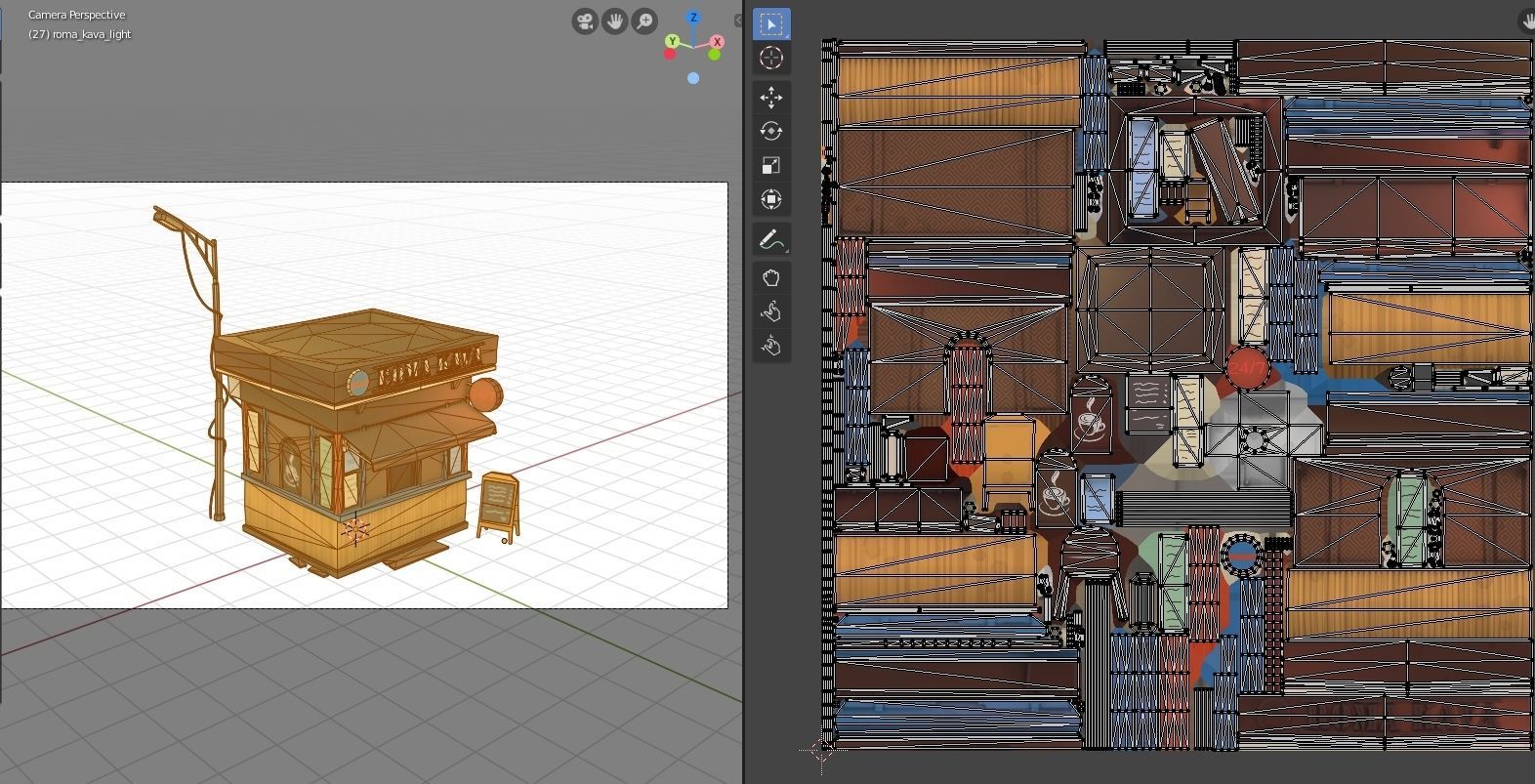 Roma Kava Coffe free VR / AR / low-poly 3D model | CGTrader