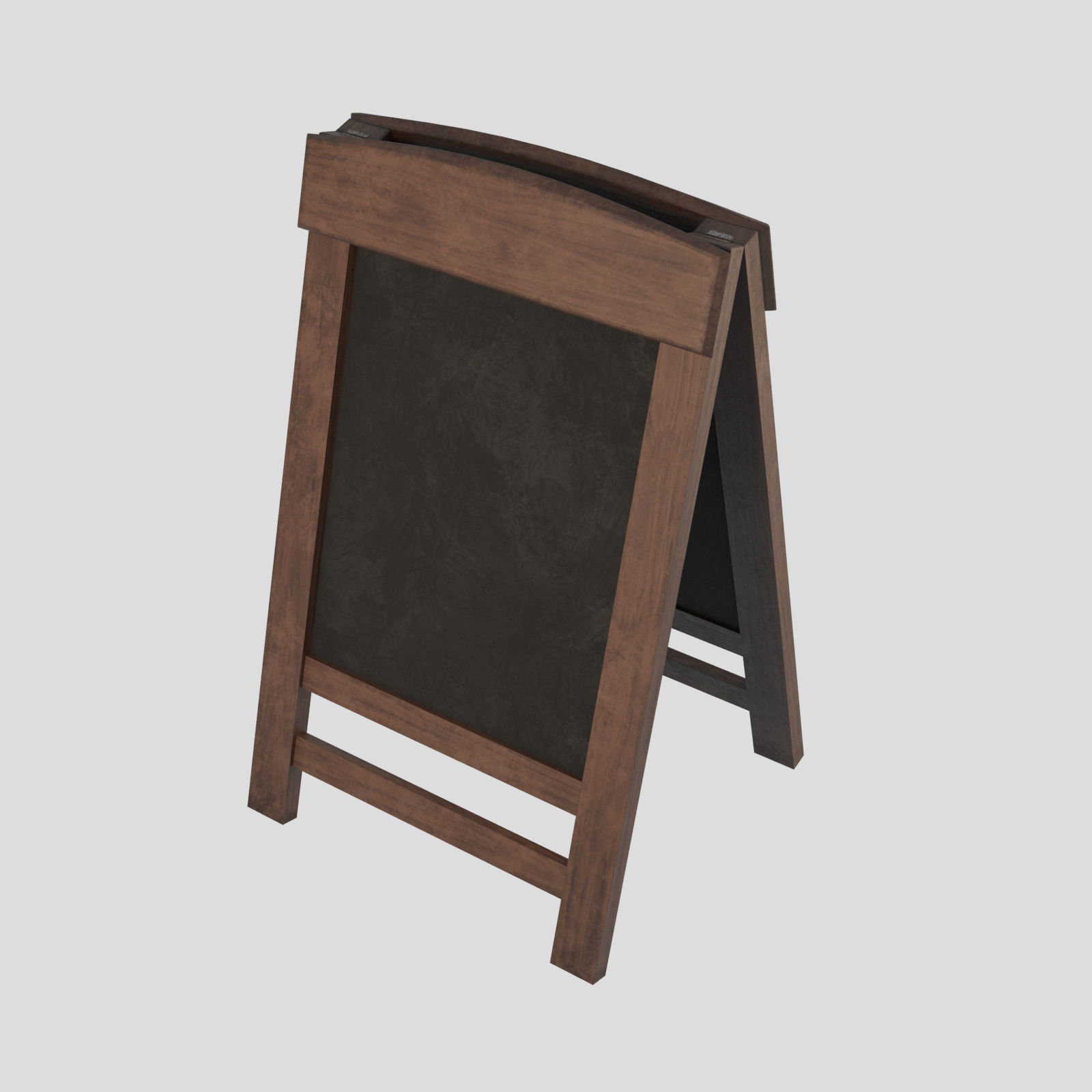 3D model Menu Board Stand 01B VR / AR / low-poly | CGTrader