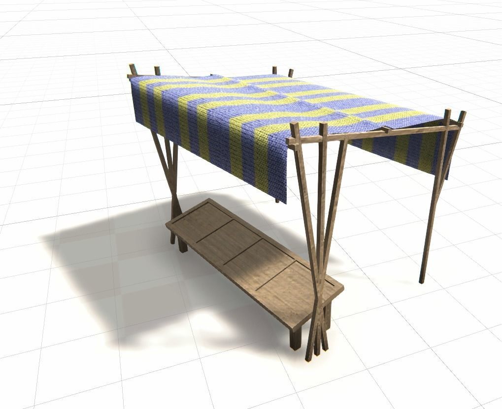 3D model Medieval Stall Game Ready VR / AR / low-poly | CGTrader