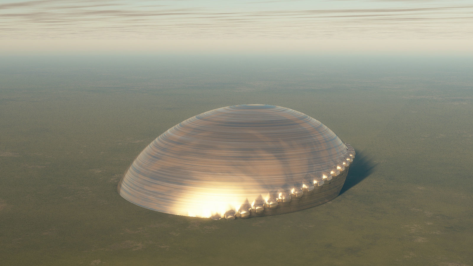 UFO or Alien Building 3D model | CGTrader