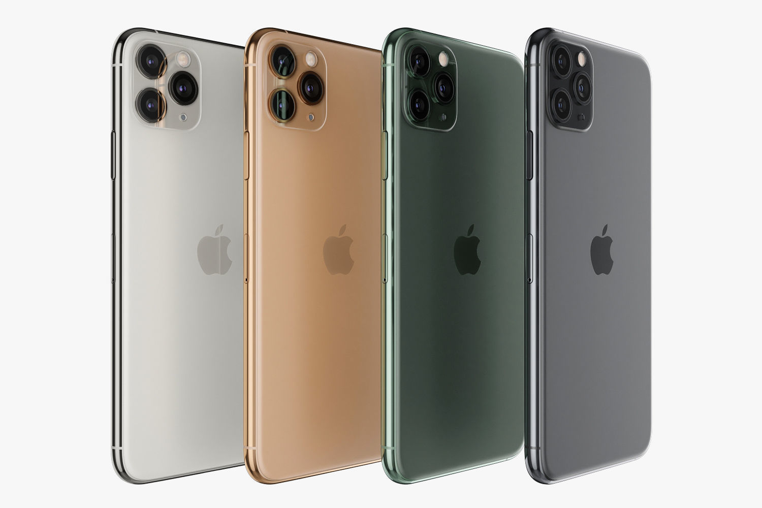Apple iPhone 11 Pro Max All colors 3D model | CGTrader