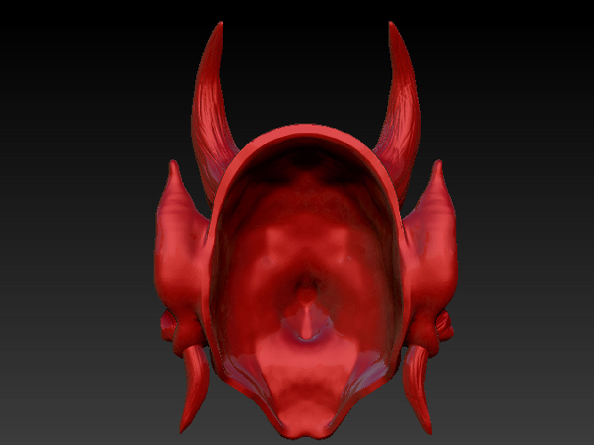 Oni Mask V2 3D model 3D printable | CGTrader