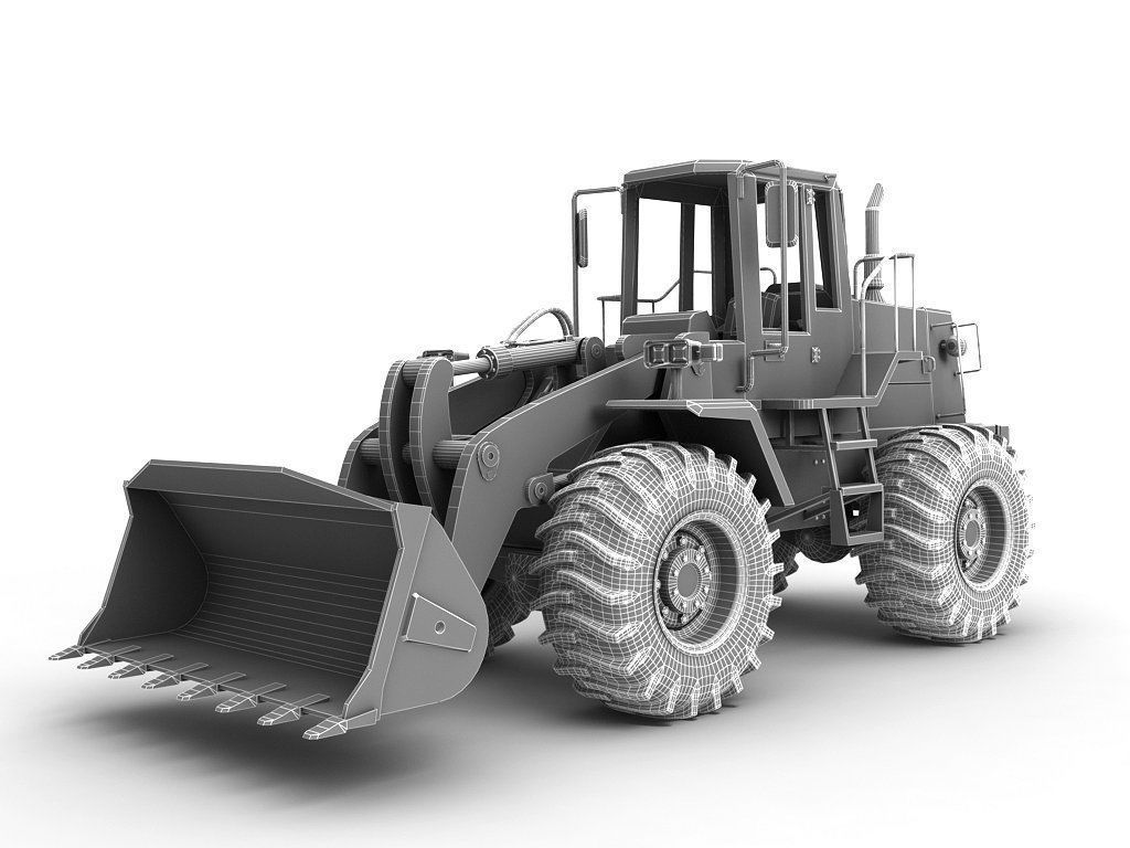 Wheel Loader 3D model | CGTrader