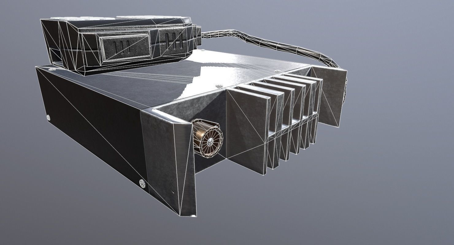 3D model Transceiver Game Ready VR / AR / low-poly | CGTrader