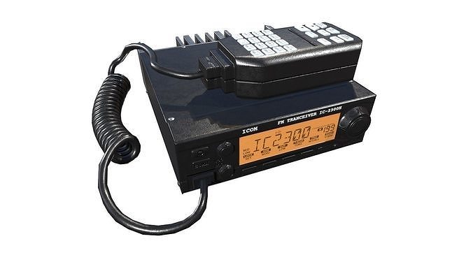 3D model Transceiver Game Ready box with wire VR / AR / low-poly | CGTrader