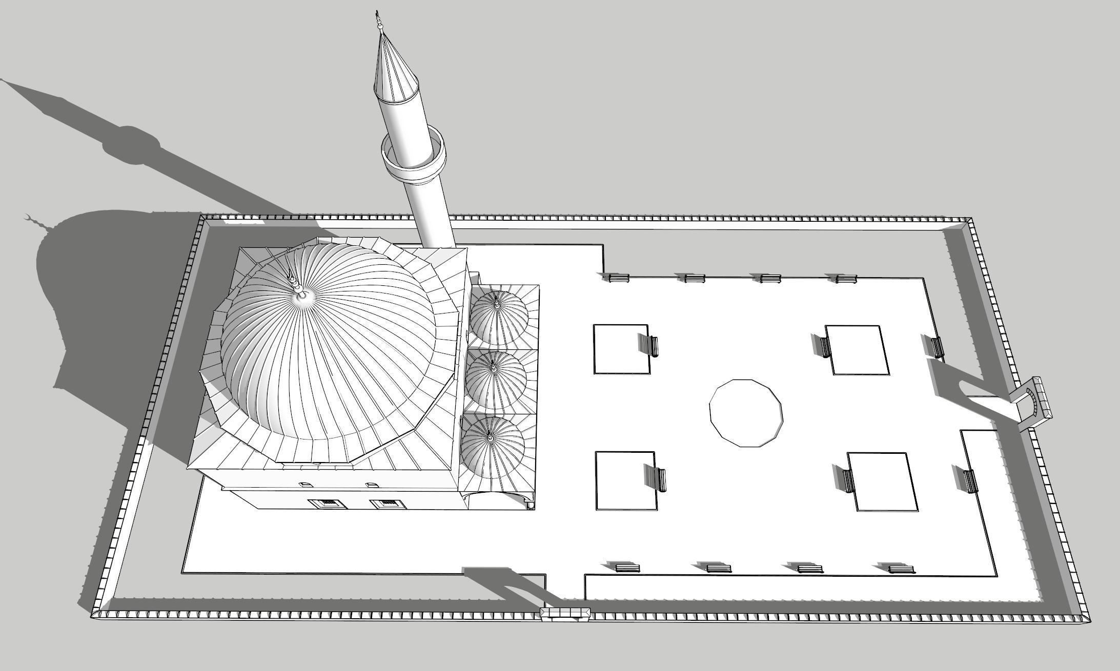 Mosque free 3D model | CGTrader