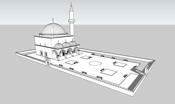 Mosque free 3D model | CGTrader
