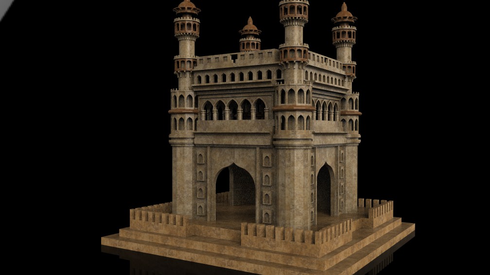 Charminar 3D model | CGTrader