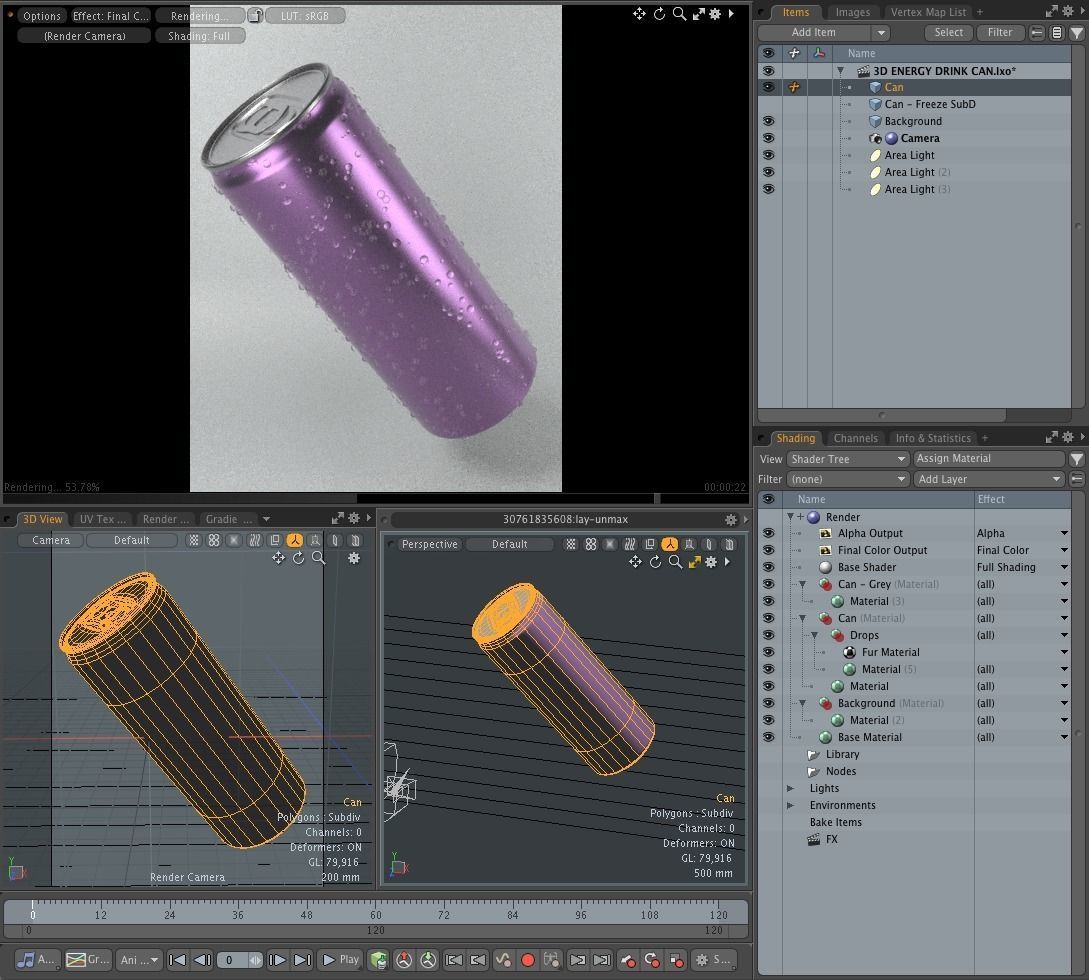 3D Energy Drink Can 3D model | CGTrader