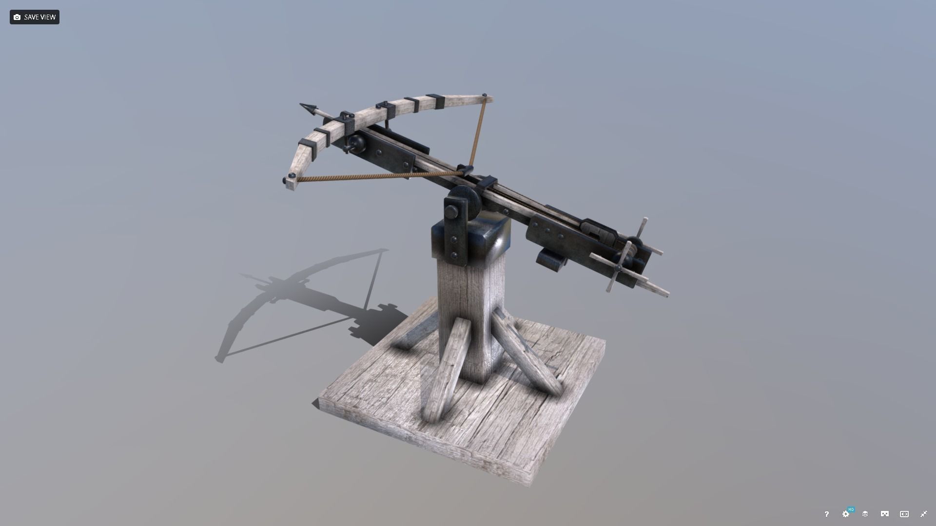 Medieval Siege Ballista 3D model | CGTrader