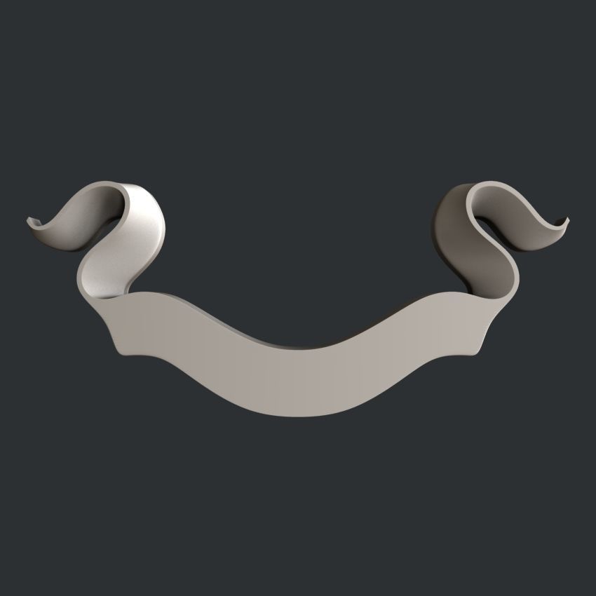 3d STL models for CNC router ribbon set 3D model | CGTrader