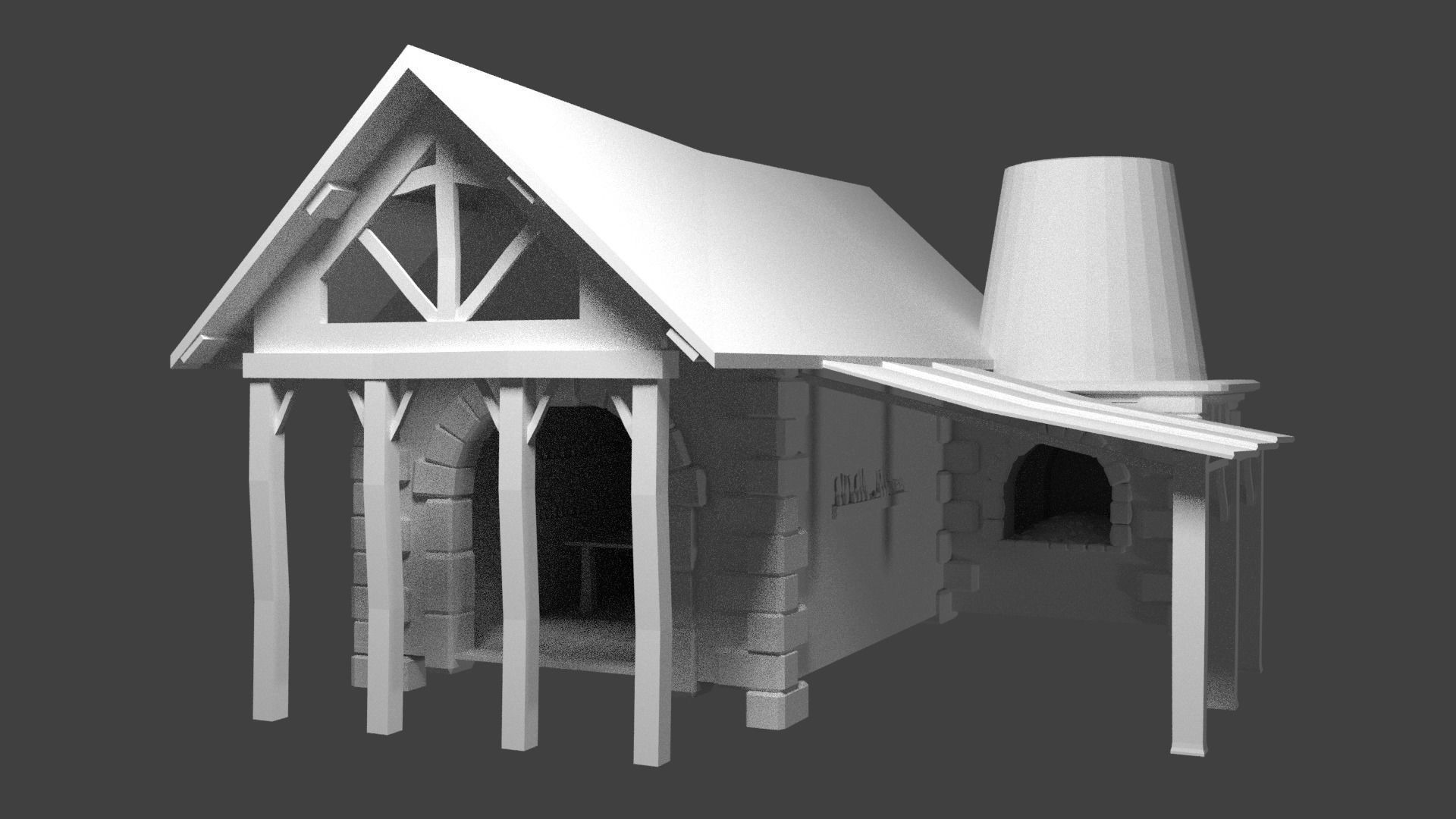 3D model Medieval Forge Game Ready VR / AR / low-poly | CGTrader