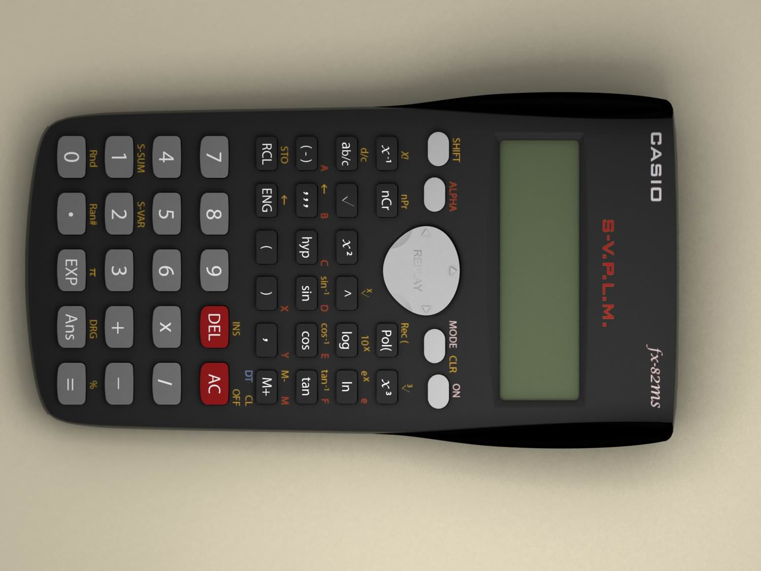 Casio Scientific Calculator 3D model animated rigged | CGTrader