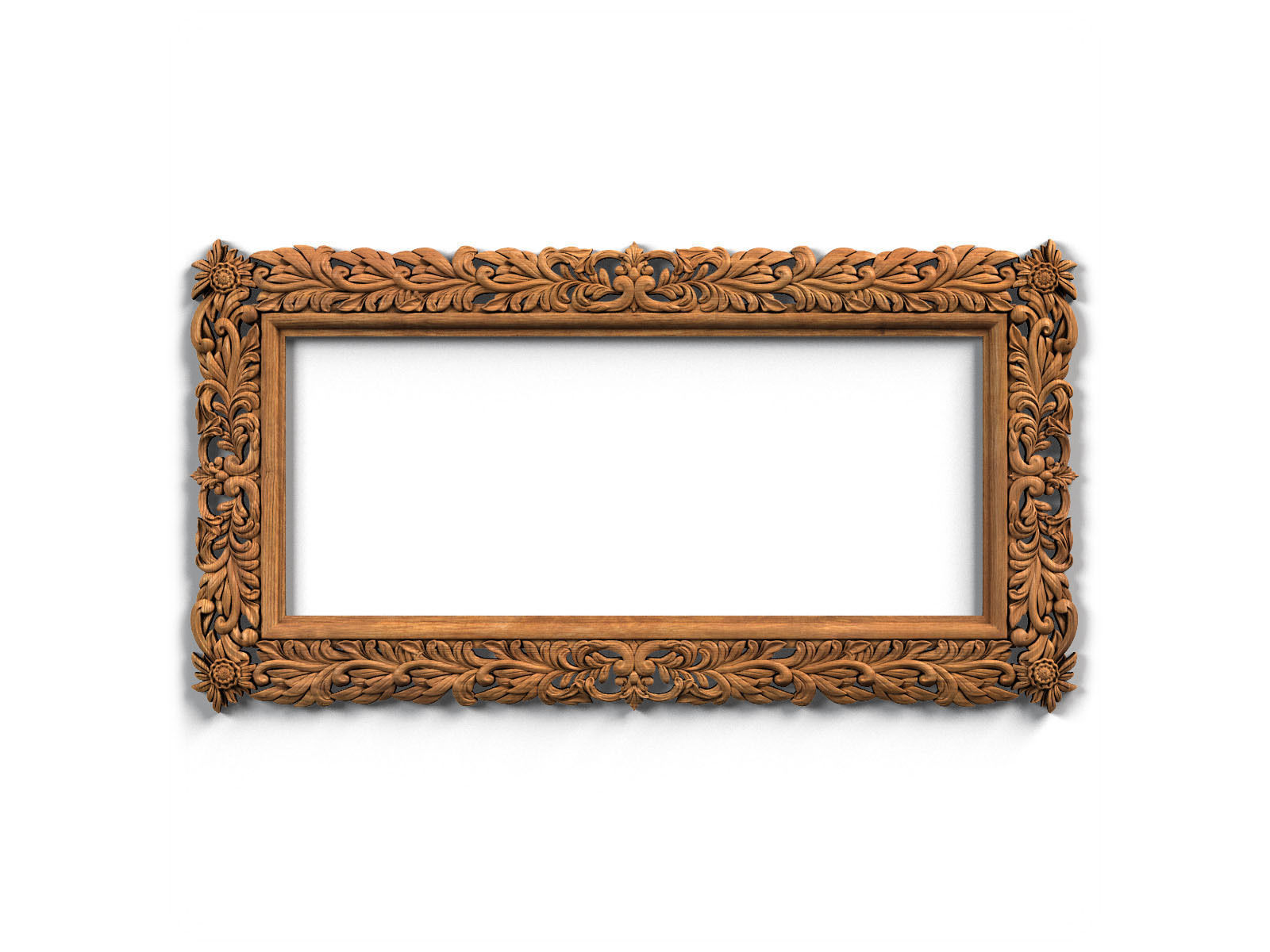 Frame0019 ornate frame 3D model | CGTrader