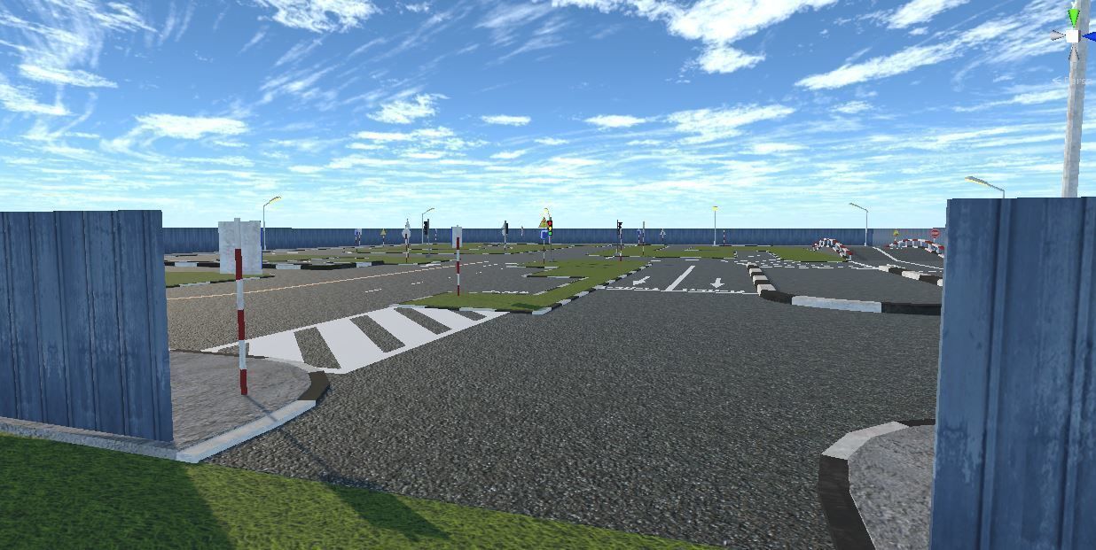 3D model Car Driving License Test Track Model VR / AR / low-poly | CGTrader