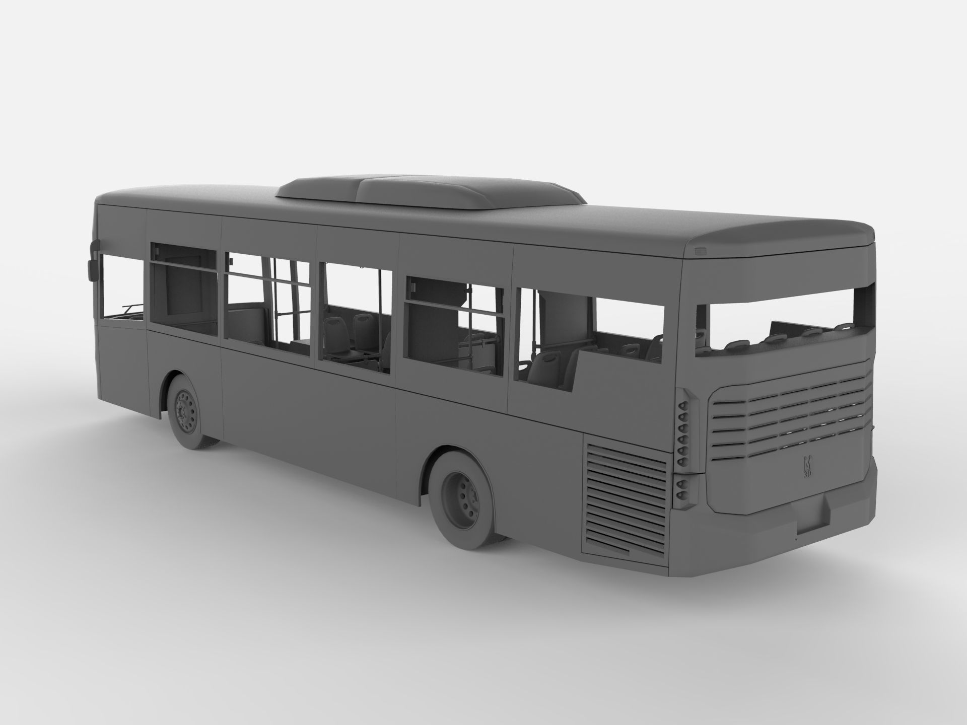 City Bus 3D model | CGTrader